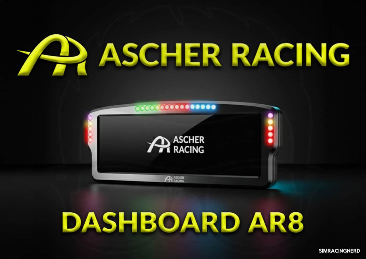 Ascher Racing launches the AR8, a compact and immersive 8'' Dashboard ...